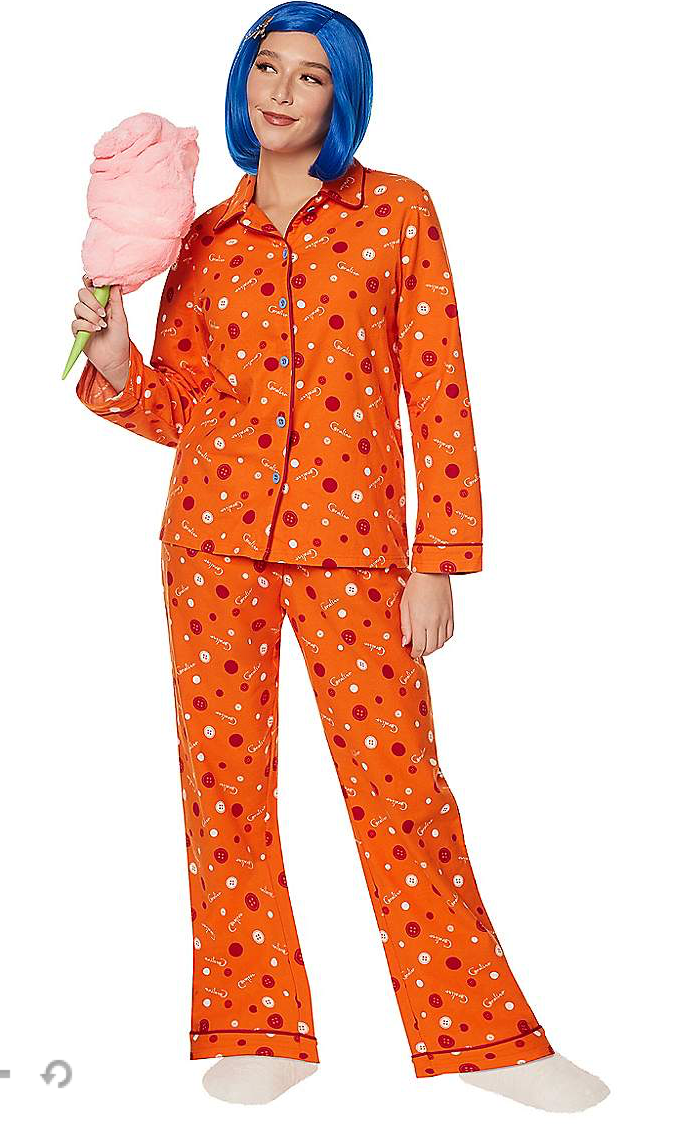 Coraline Pijama Completa Adulto Accesorios Mexicali