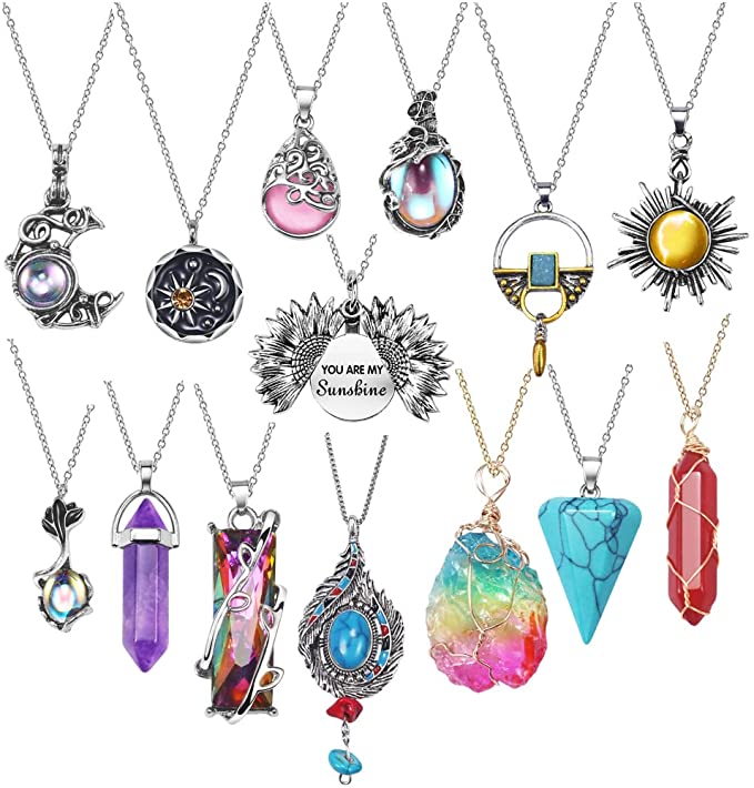 Set De Collares Vintage 14 Piezas – Accesorios-Mexicali
