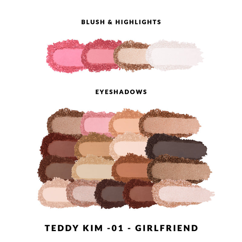 Kimchi Chic Beauty Ositos Paleta De Sombras Accesorios Mexicali